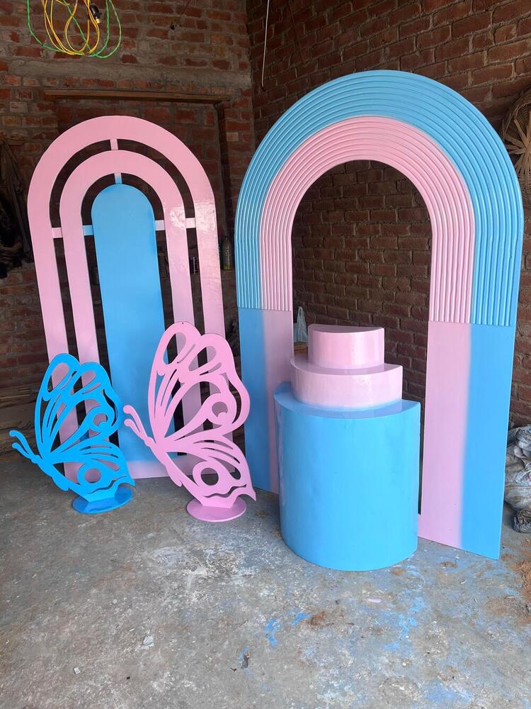 Birthday Backdrop Stage Panel at 9440.00 INR in Saharanpur | Elegant ...