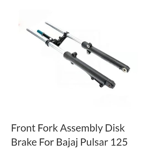 Front Fork Assembly Disk Brake For Bajaj Pulsar 125 - Color: Various ...