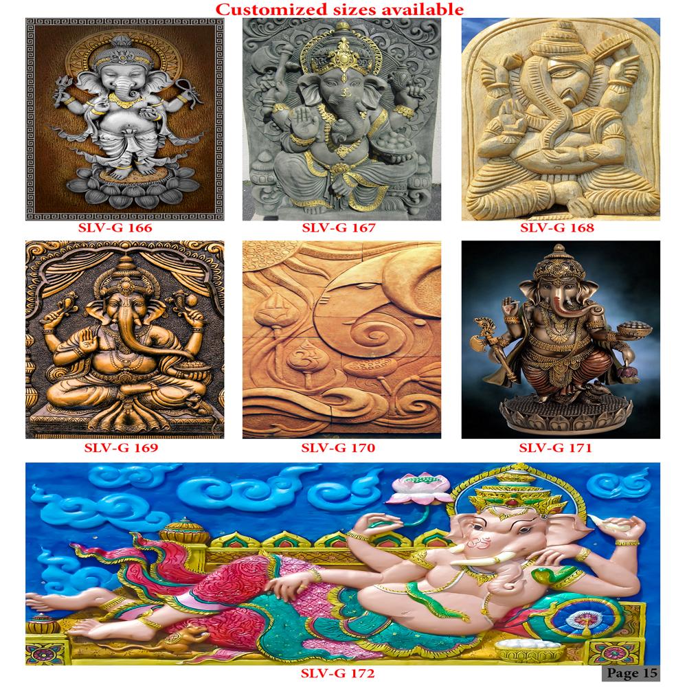 Ganesha Wall Poster Tiles at 295.00 INR in Bengaluru | Slv Digitals ...