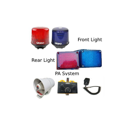 Model 1 Two Wheeler Warning Light With Pa System - Light Source: Led at ...