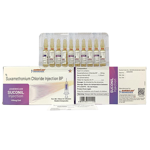 100 Mg Suxamethonium Chloride Injection Bp at Best Price in Surat ...