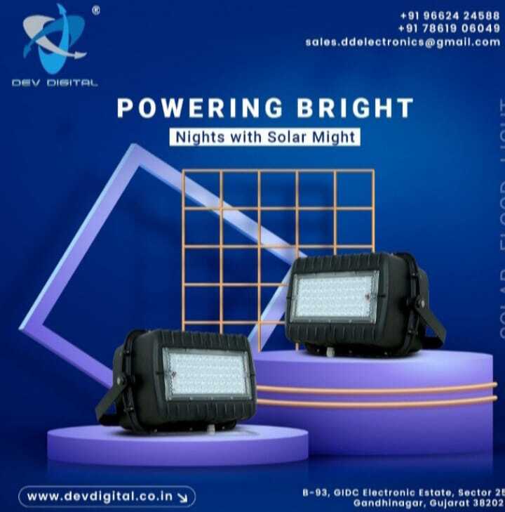 30w Solar Integrated High Mast Light - Color: Black at Best Price in ...
