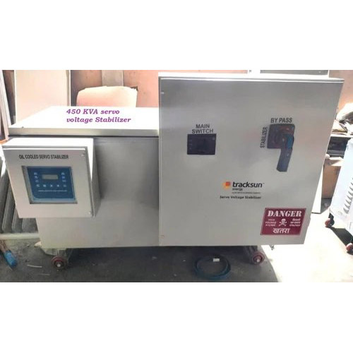 450 Kva Oil Servo Cooled Voltage Stabilizer With By Pass Switch ...