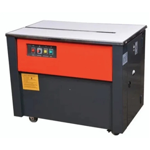 Red And Black Heavy Duty Strapping Machine - Automatic Grade: Semi ...