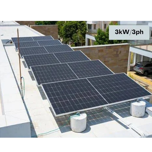 Tata 3kw Solar Panel - Material: Monocrystalline Silicon at Best Price ...