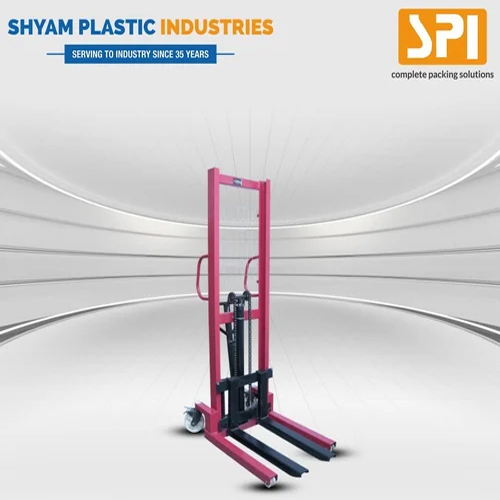 1 Ton Hydraulic Stacker at 33630.00 INR in Ludhiana | Shyam Plastic ...