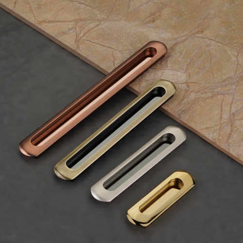 Rose Gold Cabinet Concealed Handle - Color: As Per Availability at Best ...
