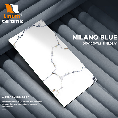 600x1200 Mm Milano Blue Glossy Finish Tile - Color: Different Available ...