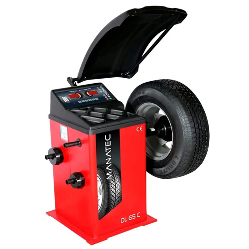 220 V Manatec Dl 65 C Wheel Balancer - Motor Power: 0.35hp Horsepower ...