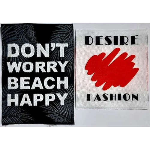 Polyester Woven Label Tag - Color: White And Black at Best Price in ...