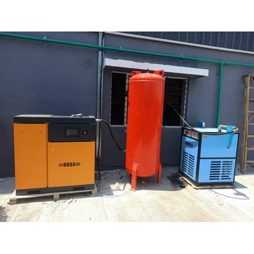 Industrial Rotary Screw Air Compressor at Best Price in Bhiwandi | Boss ...