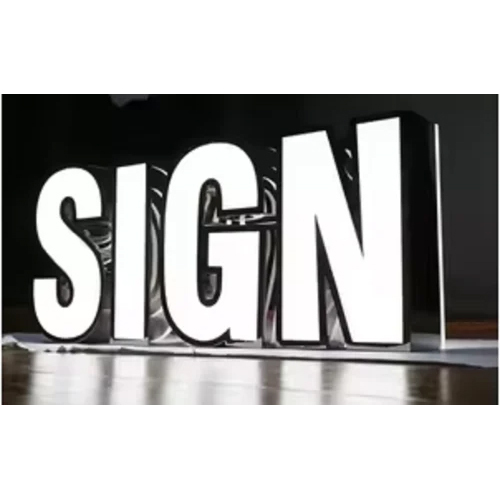 3d Acrylic Sign Board - Features: Easy To Install at Best Price in ...