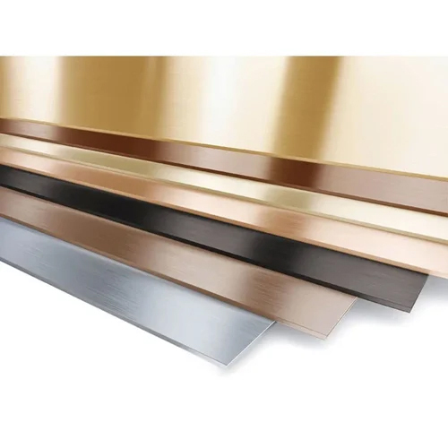 Stainless Steel Pvd Coating Sheet - Color: Different Available at Best ...