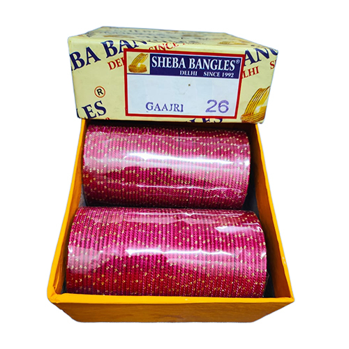 Chandani Bangles - Color: Gaajri / Pink at Best Price in Delhi | Sheba ...