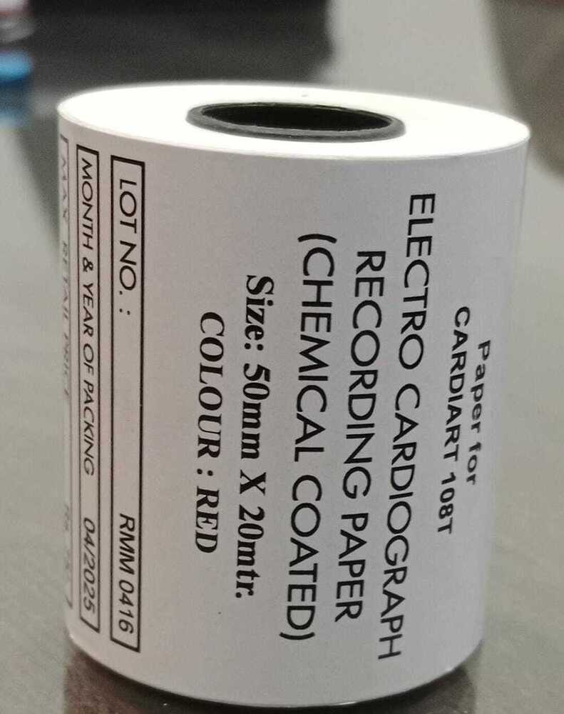 Ecg Paper Roll 50mmx20mtr - Color: Red at Best Price in Delhi | R. M ...