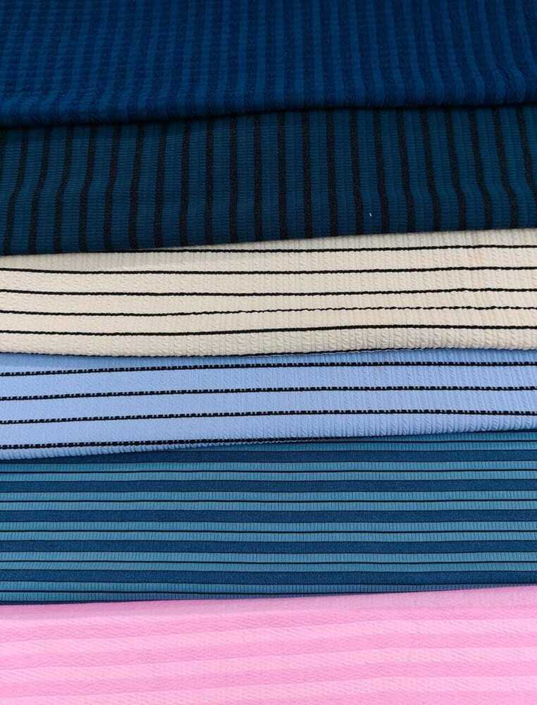 Cat Lonic Stripes Garment Fabric - Attributes: Washable at Best Price ...