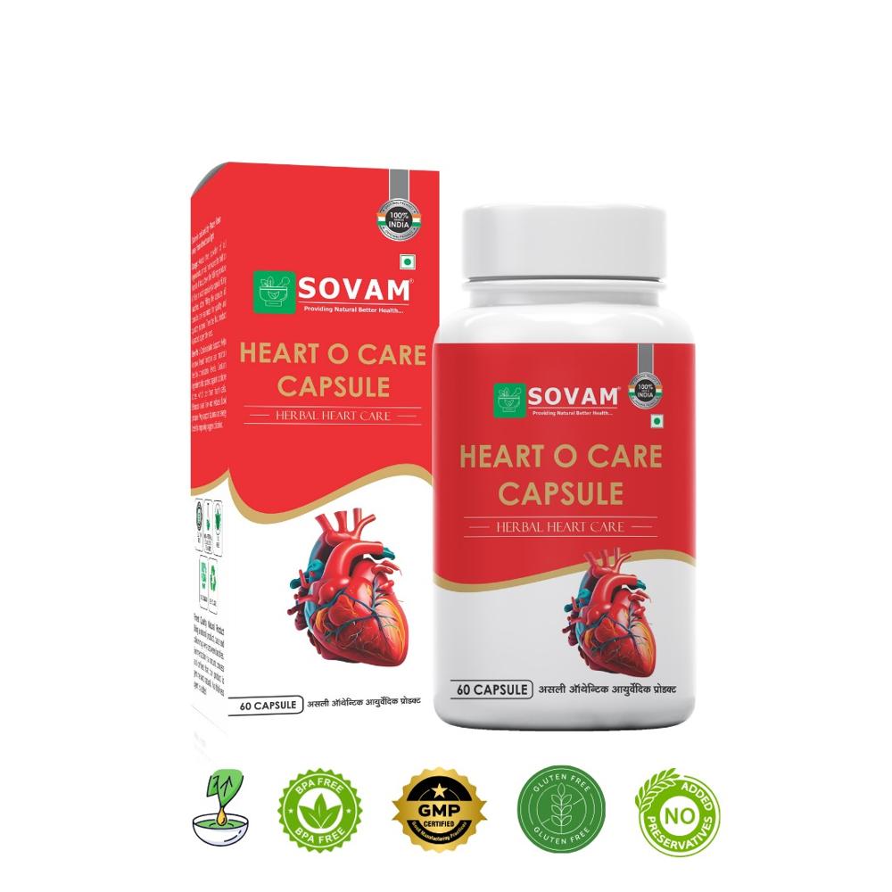 Heart O Care Capsule 60 Pc Ayurvedic Medicine | - Age Group: For Adults ...