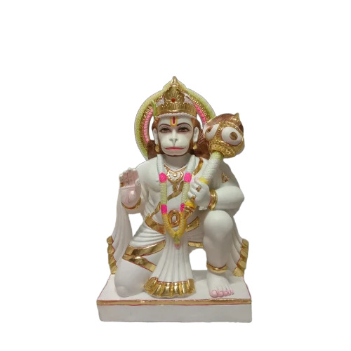2 Feet Marble Hanuman Statue - Color: Multiple - Color: Multiple at ...