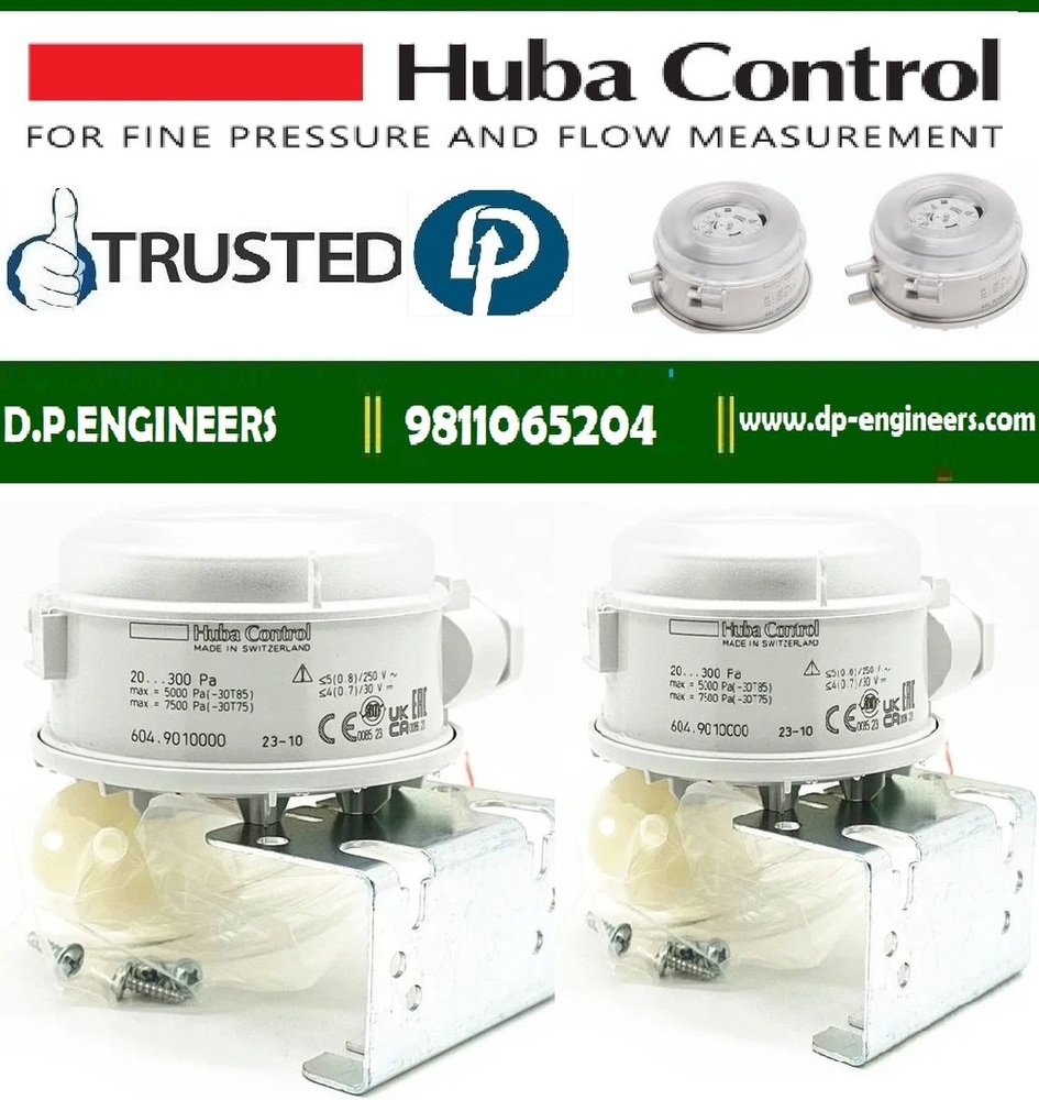 Huba Control 604.9410002 Differential Pressure Switch 500-2000 Pascal ...