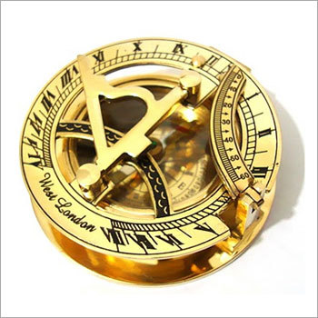 Brass Sundial Compass - Pocket Sundial at Best Price in Roorkee | Taj ...