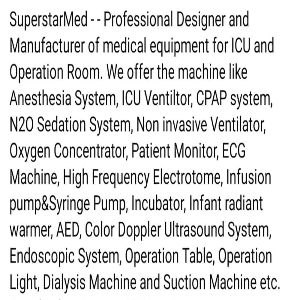 Super Star Bipap Machine - Color: White at Best Price in Bhopal | U S A ...