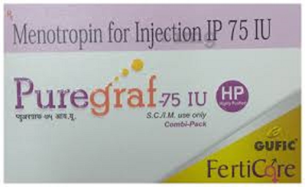 Puregraf 75 Iu Hp Injection at 350.00 INR in Pune | Dev Medical