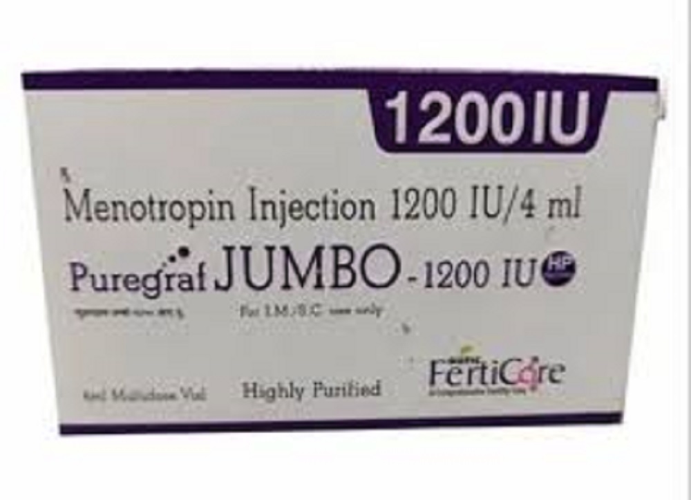 Puregraf Jumbo 1200 Iu Hp Injection at 3300.00 INR in Pune | Dev Medical