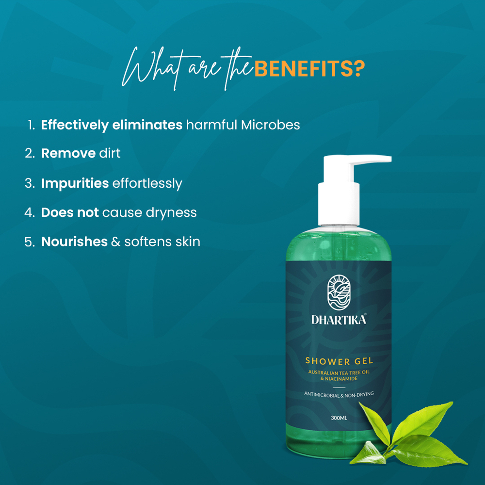 Dhartika Tea Tree Shower Gel - Age Group: Adults - Age Group: Adults at ...