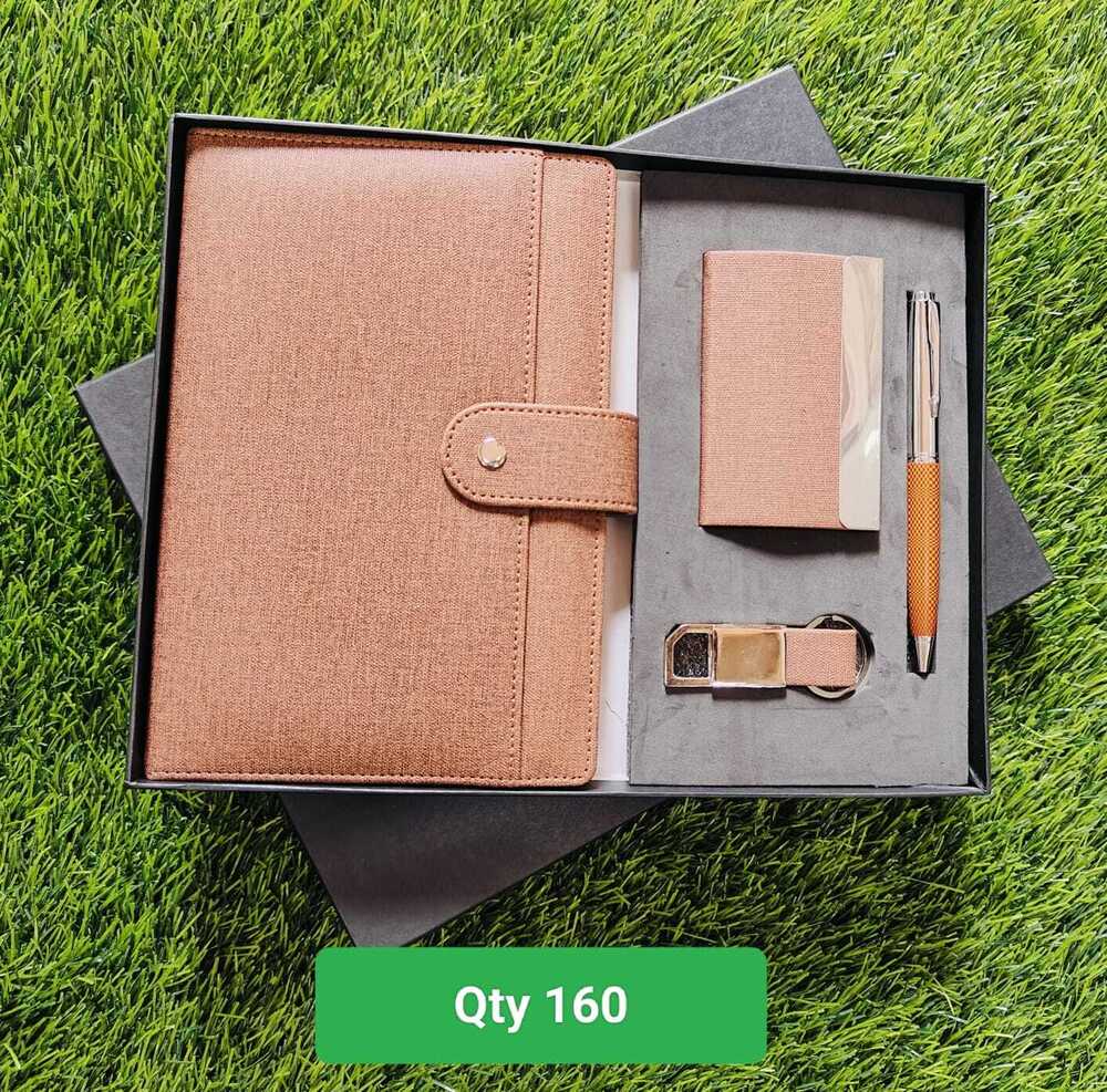 Customizable 4 In 1 Corporate Gift Set- Diary, Cardholder, Pen And ...