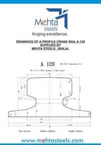 Crane Rail Coating System at Best Price in Bhilai | Mehta Steels