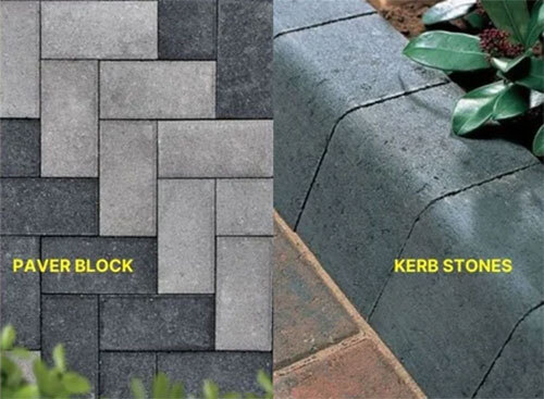 Kerb Stone Paver Block - Color: Grey - Color: Grey at Best Price in ...