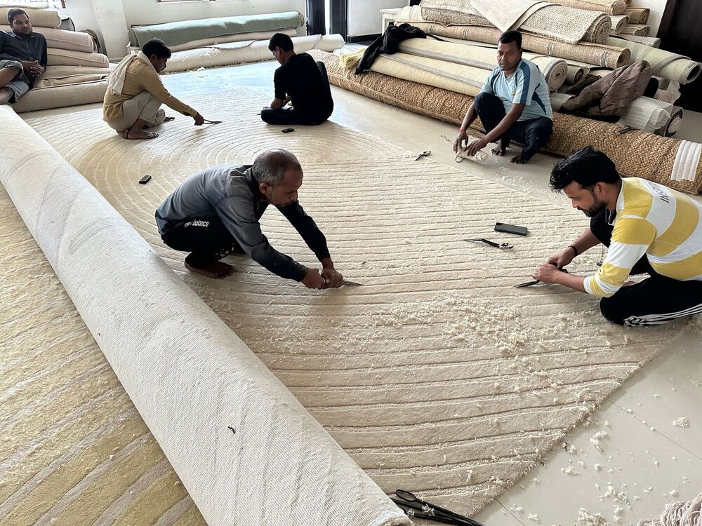 Velour Soft Touch Hand-tufted Carpet - Advantage: Easy To Clean at Best ...