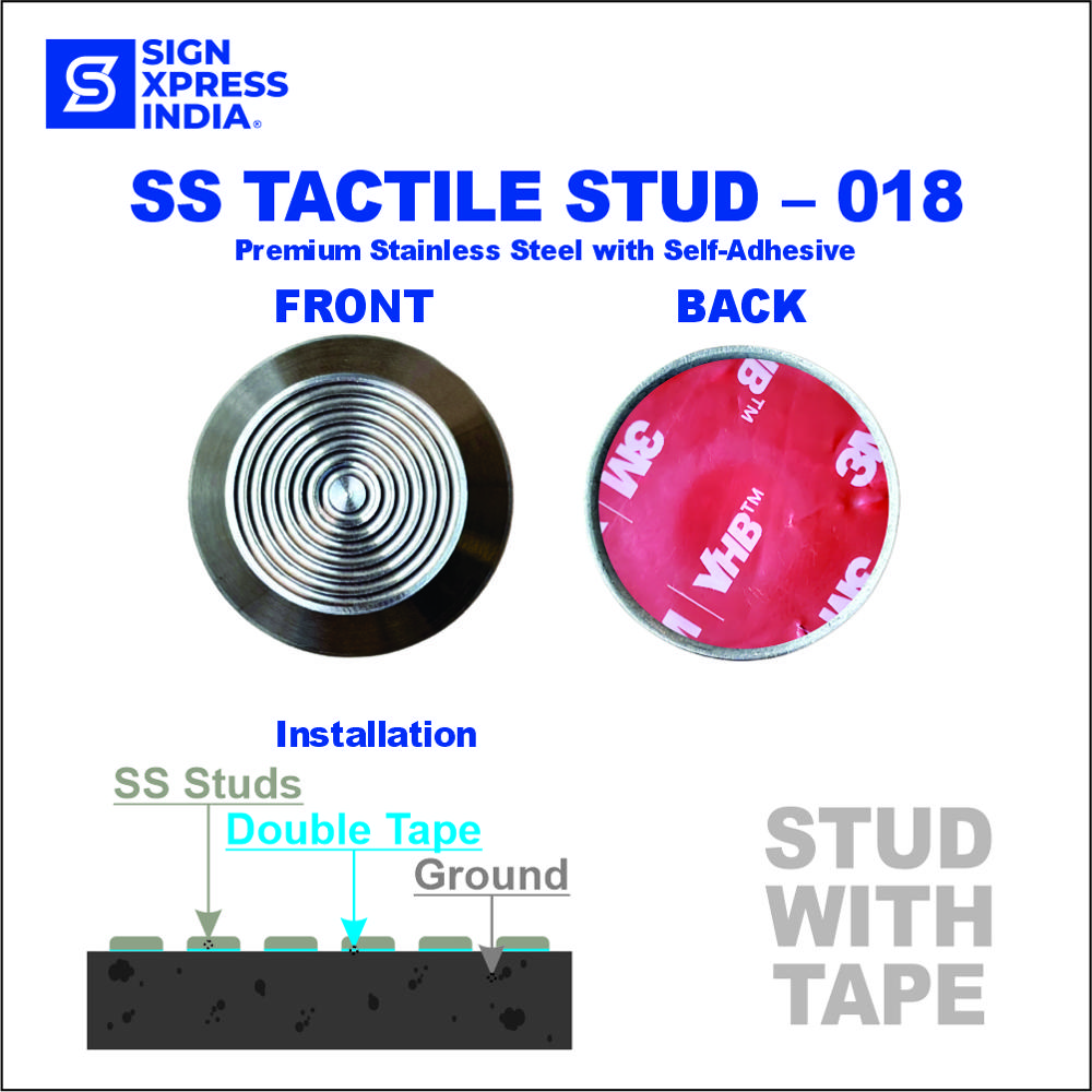 Ss Tactile Stud 018 Grade 316 (self Adhesive at 40.12 INR at Best Price ...