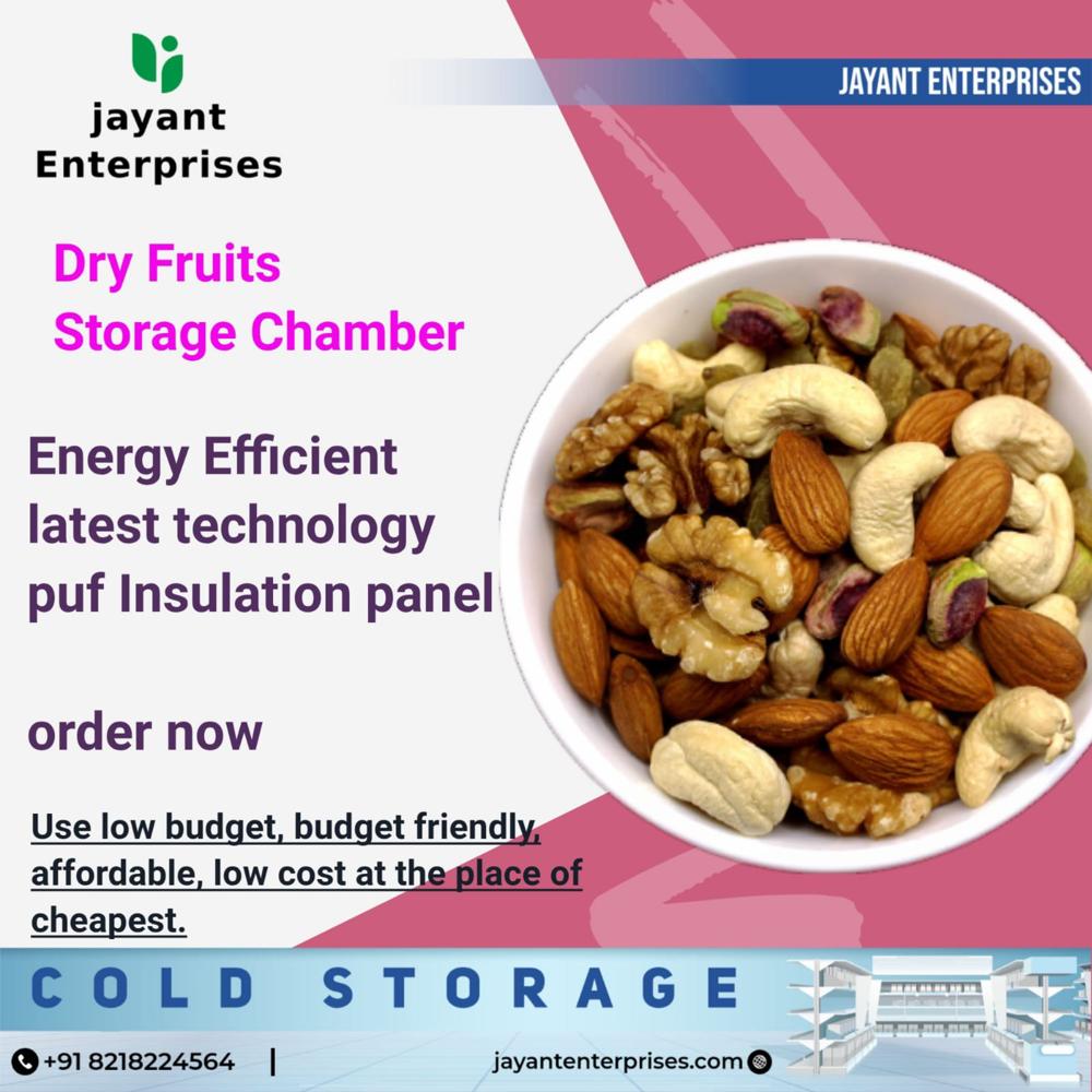 Dry Fruits Storage Chamber at 200000.00 INR in Agra | Jayant Enterprises