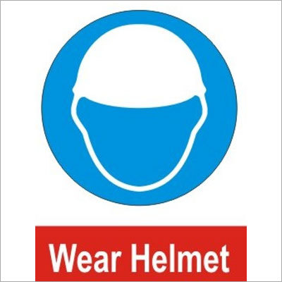 Wear Helmet Signs at Best Price in Pune, Maharashtra | Abc Display Systems