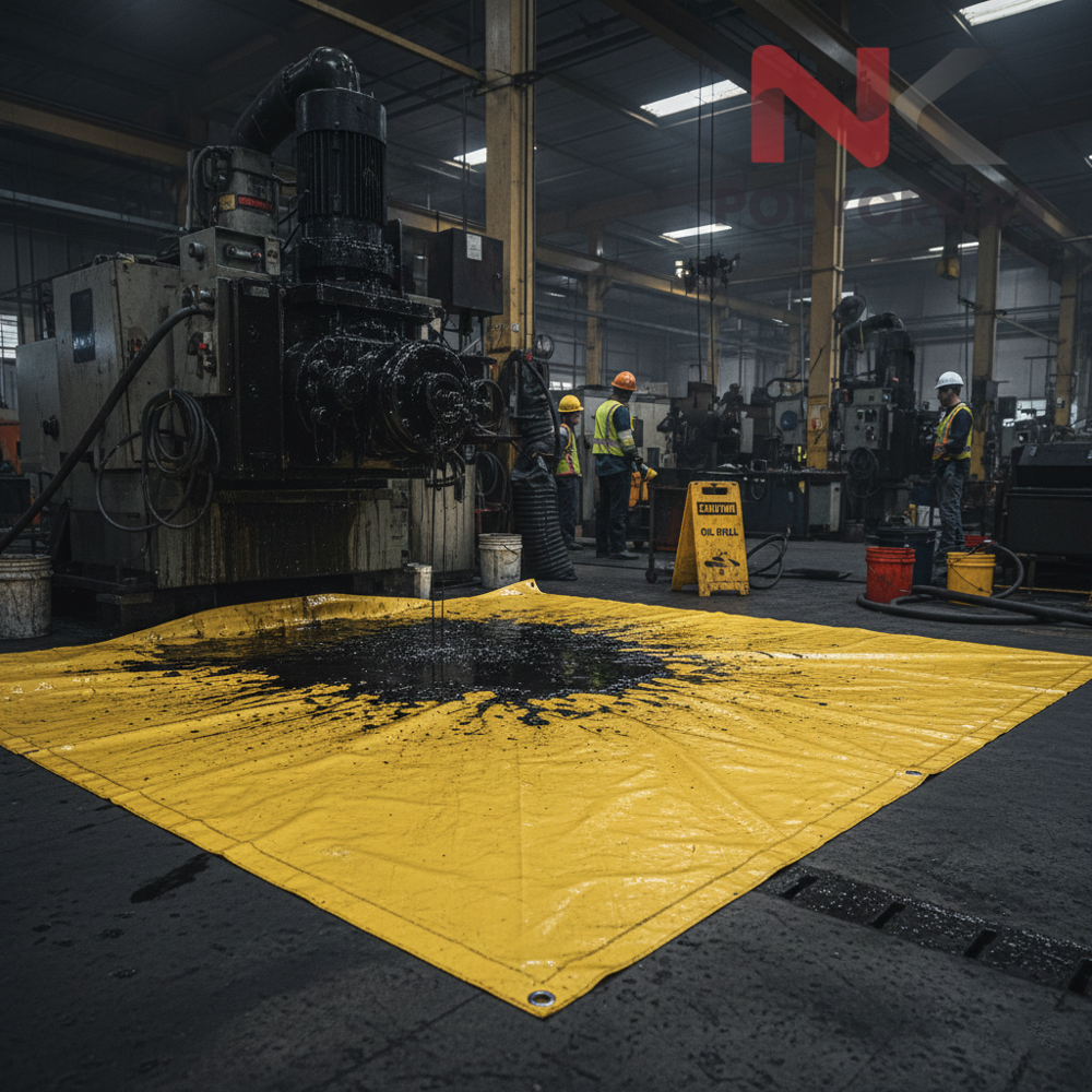Oil Spill Containment Sheet - Application: Industrial Facilities ...