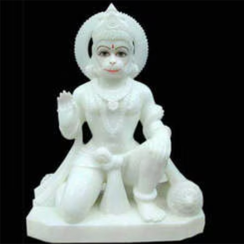 2 Feet Hanuman Ji Marble Statue at 10000.00 INR in Alwar | Harshit ...