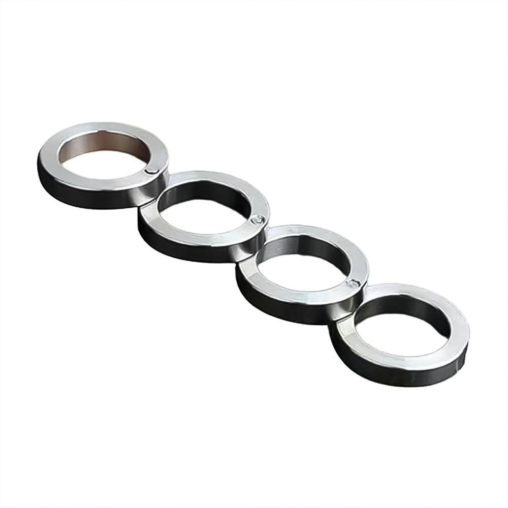 Portable 4 Finger Ring Unique Rotating Folding Ring (1 Set) - Color ...