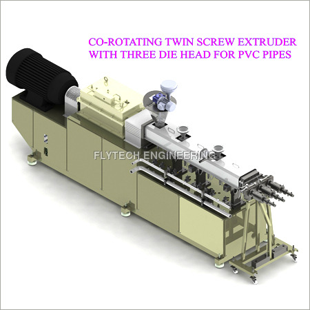 Pvc Pipe Twin Screw Extruder at Best Price in Chennai | Flytech Engineering