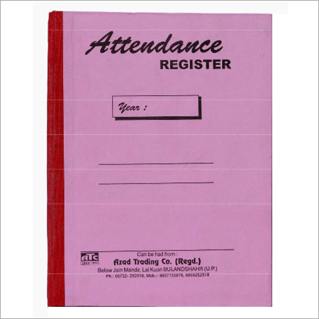Attendance Register at Best Price in Bulandshahar, Uttar Pradesh | Azad ...