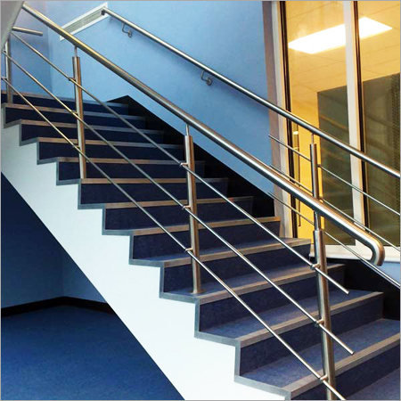 Stainless Steel Staircase Railing at Best Price in Lucknow | S. N ...
