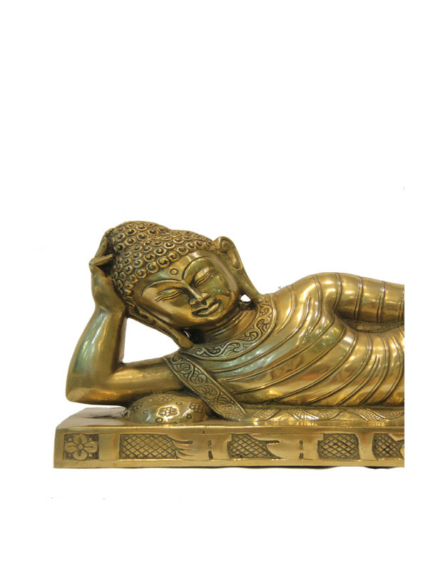 Reclining / The Nirvana Buddha Statue In Bronze at Best Price in Mumbai ...