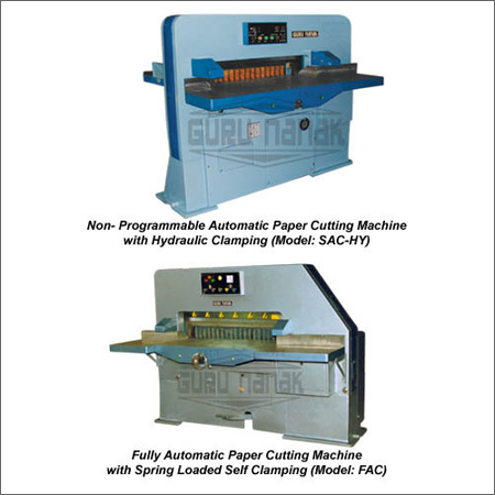 Automatic Paper Cutting Machines at Best Price in Amritsar | Guru Nanak ...