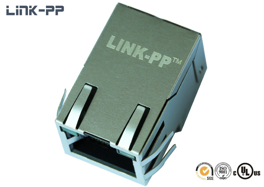 10/100/1000 Base-t Tab-up 0826-1b1t-23-f Rj45 Connector With Leds at ...