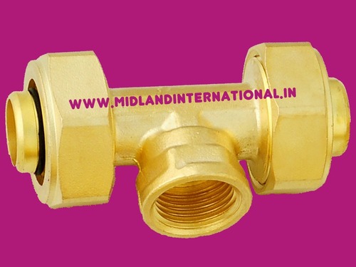 Brass Pex Female Tee at Best Price in Jamnagar | Midland International