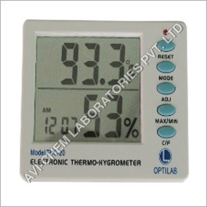 Digital Thermo Hygrometer With Clock at Best Price in Thane | Avi-chem ...