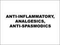 Anti-inflammatory, Analgesics, Anti-spasmodics at Best Price in ...