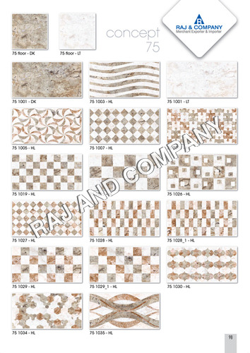 Ceramic Color Wall Tiles Size: 20x30 at Best Price in Rajkot | Raj ...