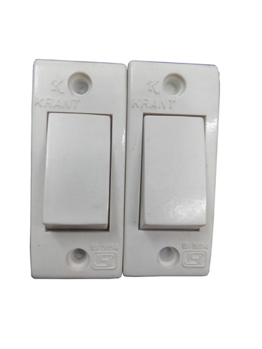 Isi Switch - Plastic, 86mm X 86mm, White | Durable, Reliable, Easy ...