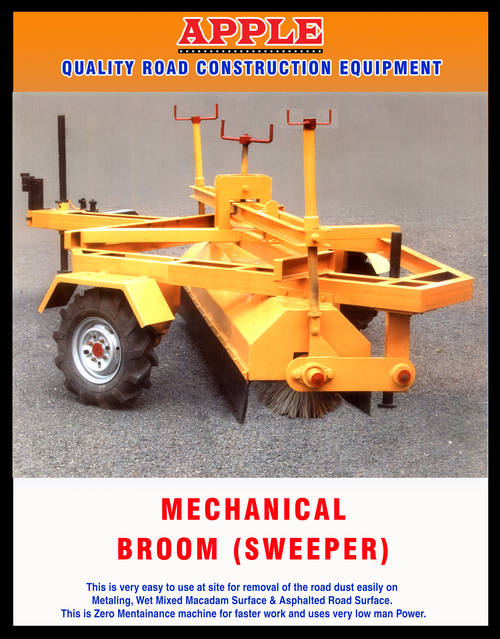 Broom Machine at Best Price in Mehsana, Gujarat | Apple Equipments